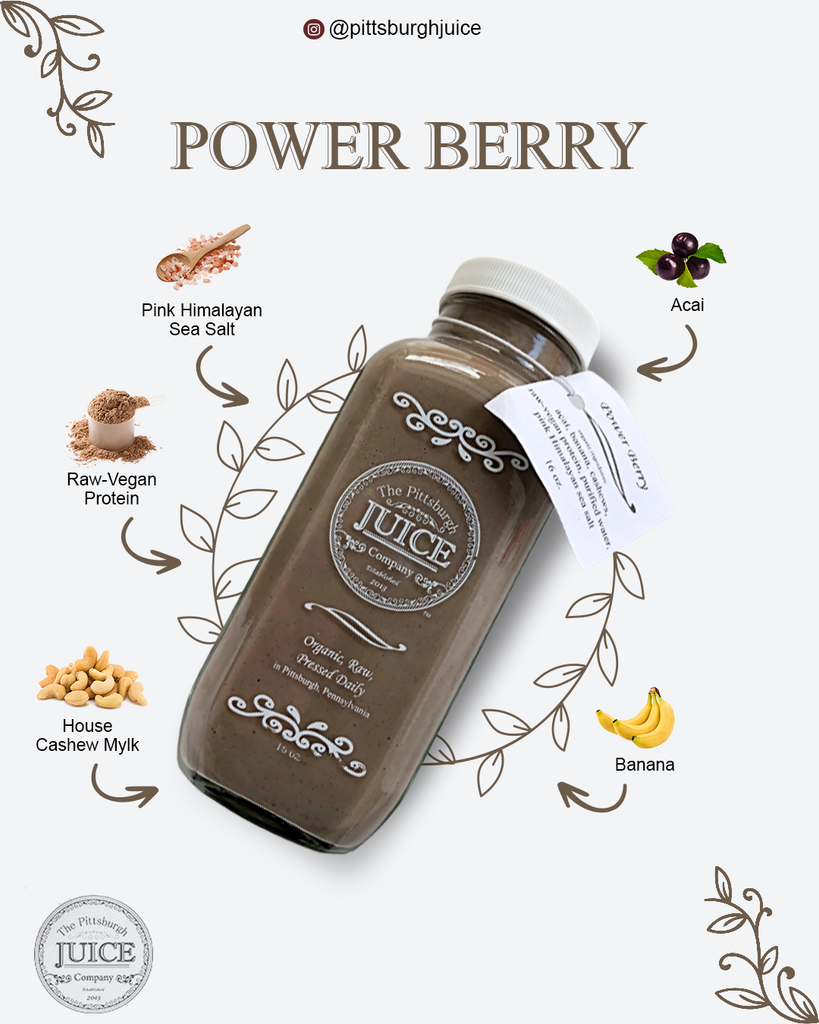 Power Berry 16oz – Pittsburgh Juice Co